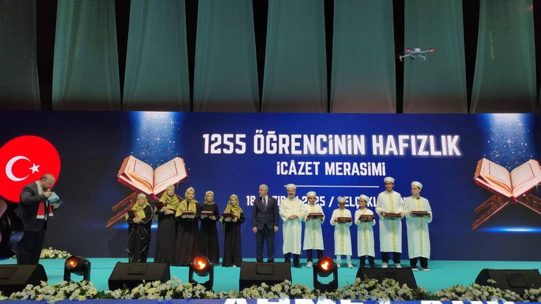 Konya’da 1255 Hafıza icazet töreni