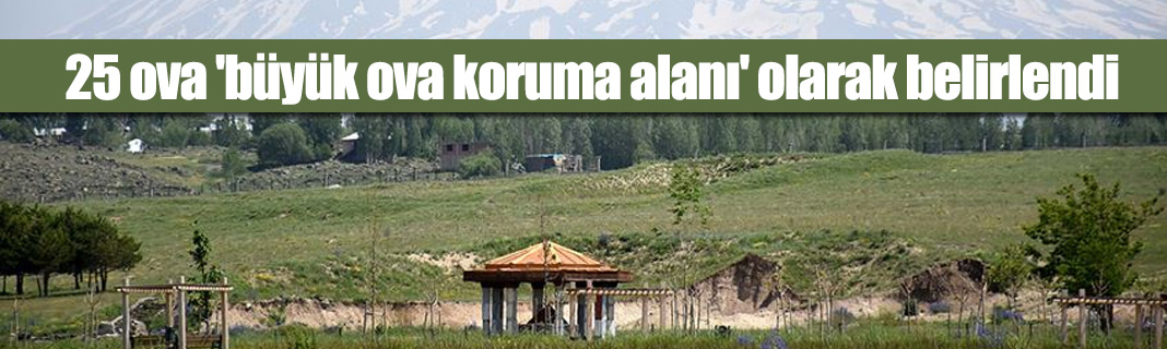 25 ova 'büyük ova koruma alanı' olarak belirlendi