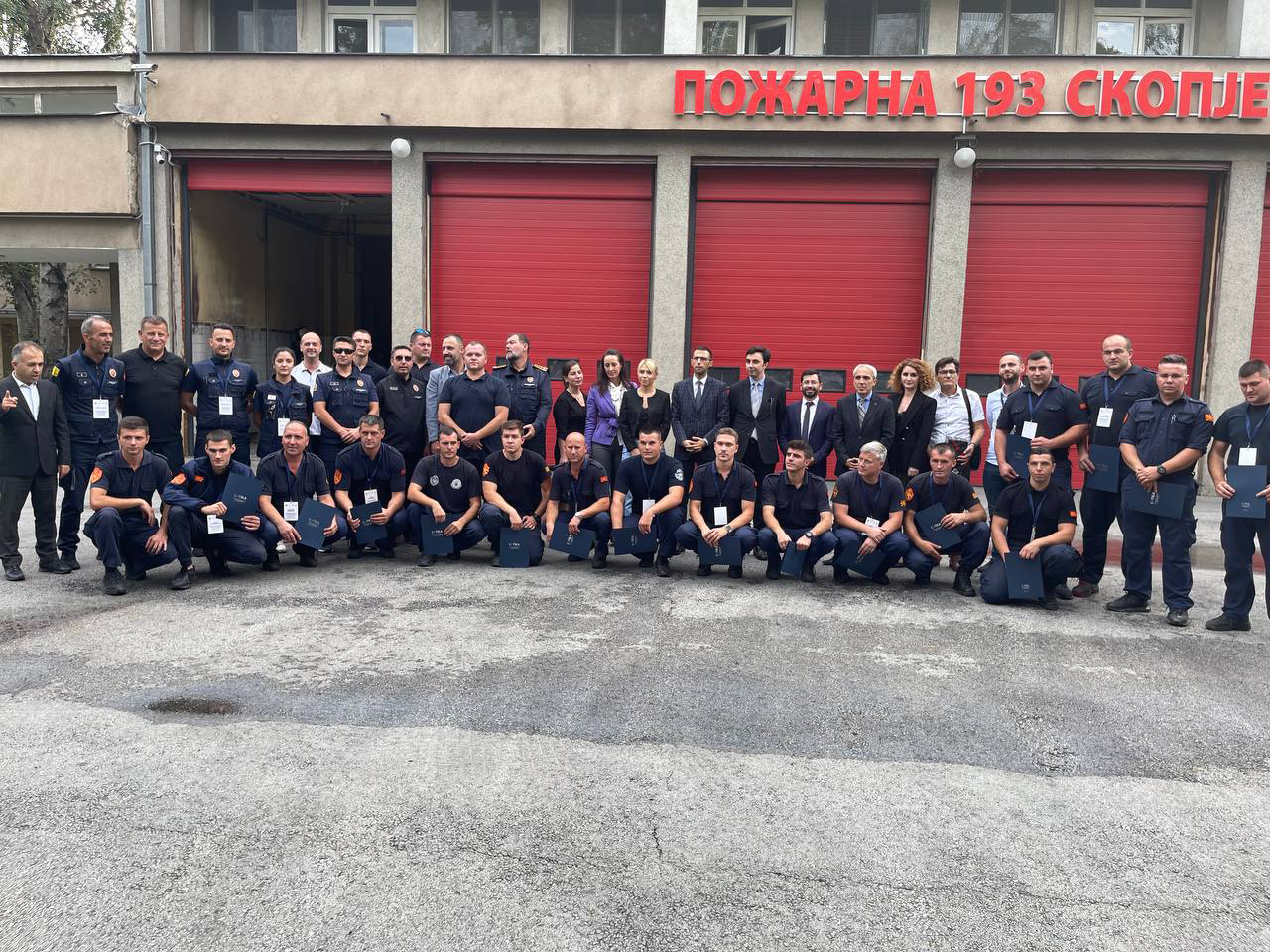 Konya itfaiyesi, Makedonyalı meslektaşlarına eğitim verdi